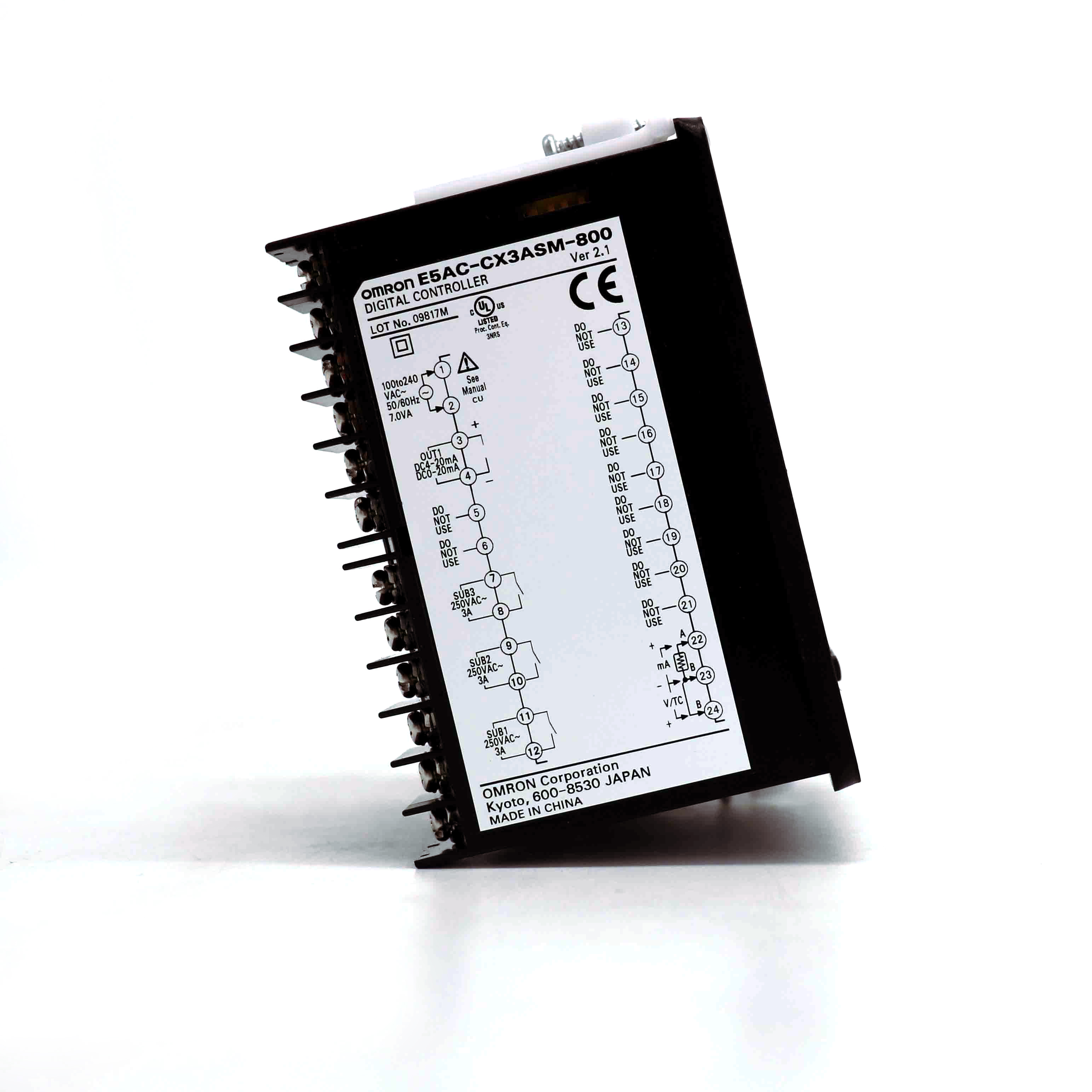 OMRON 欧姆龙 数字温控器 E5AC-CX3ASM-800 - 广州新天工控自动化设备有限公司